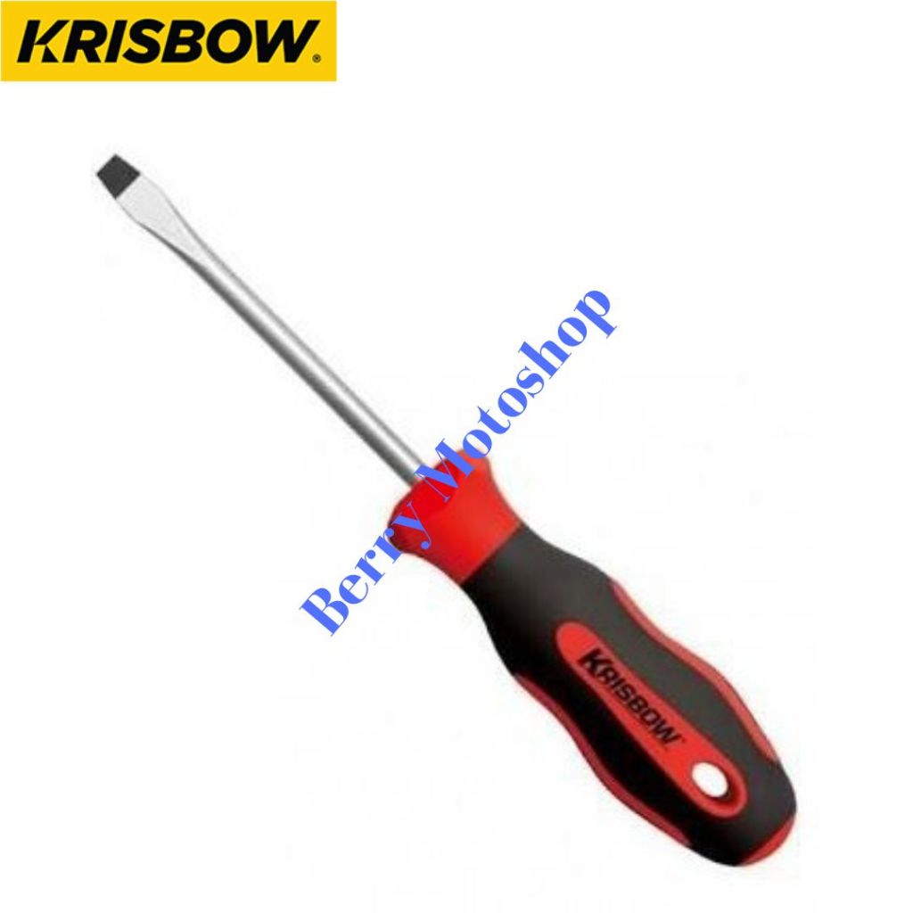 Jual OBENG MIN / SCREWDRIVER SLOTTED 5.5x150 (Slot (-)) KRISBOW ...