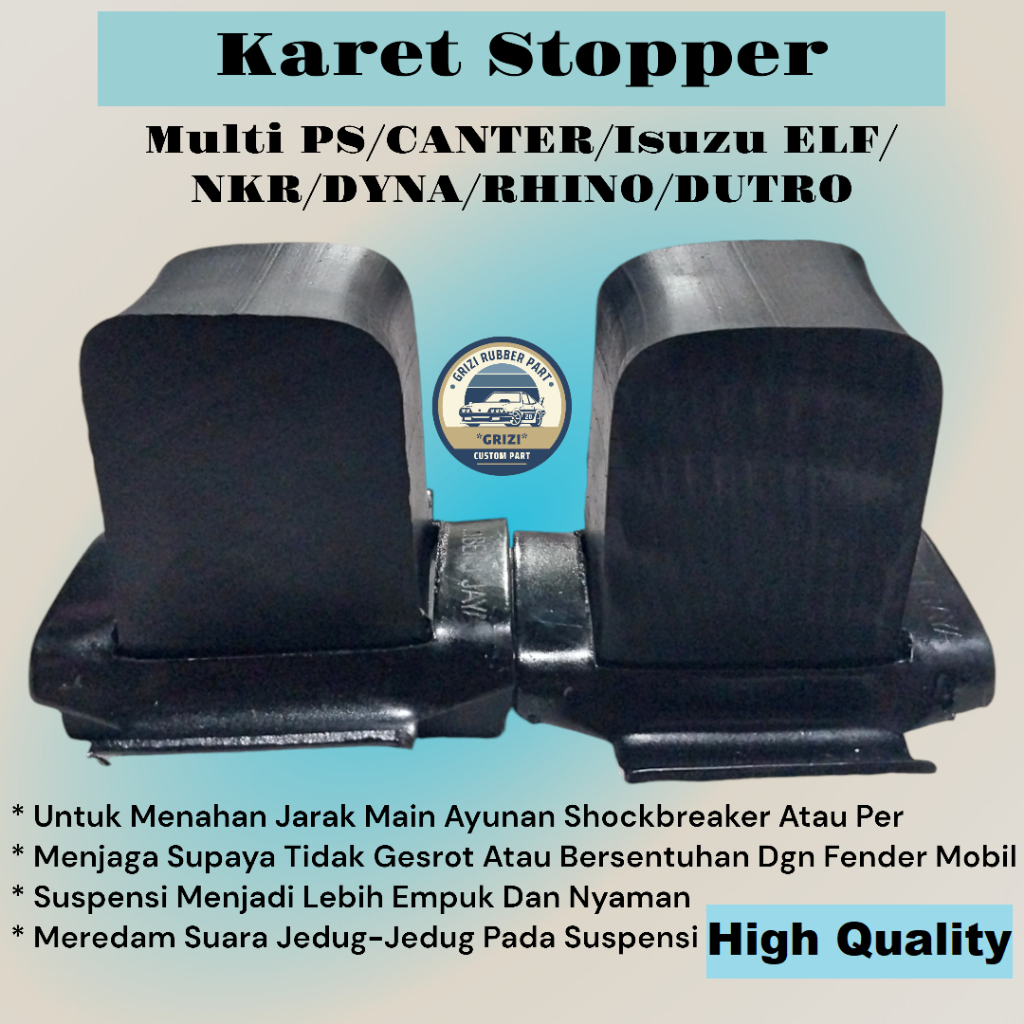 Jual Karet Stopper Depan MULTI PS/CANTER/Isuzu ELF/NKR/DYNA/RHINO/DUTRO Harga 1Pcs | Shopee ...