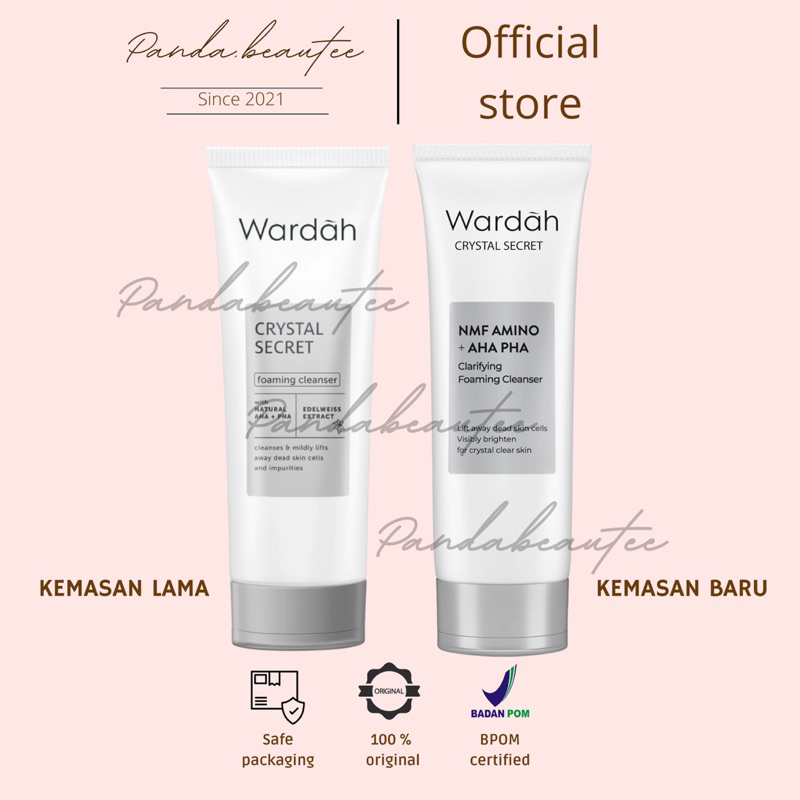 Jual PANDABEAUTEE - Wardah Crystal Secret NMF Amino + AHA PHA ...