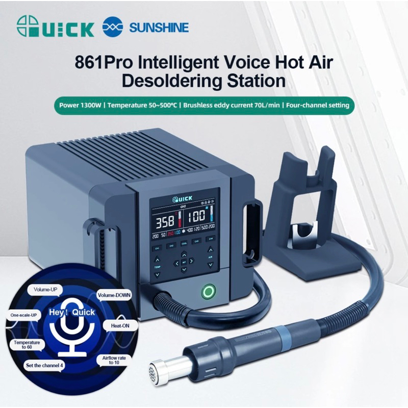 Jual BLOWER QUICK 861 PRO - SMART HOT AIR DESOLDERING STATION - SOLDER ...