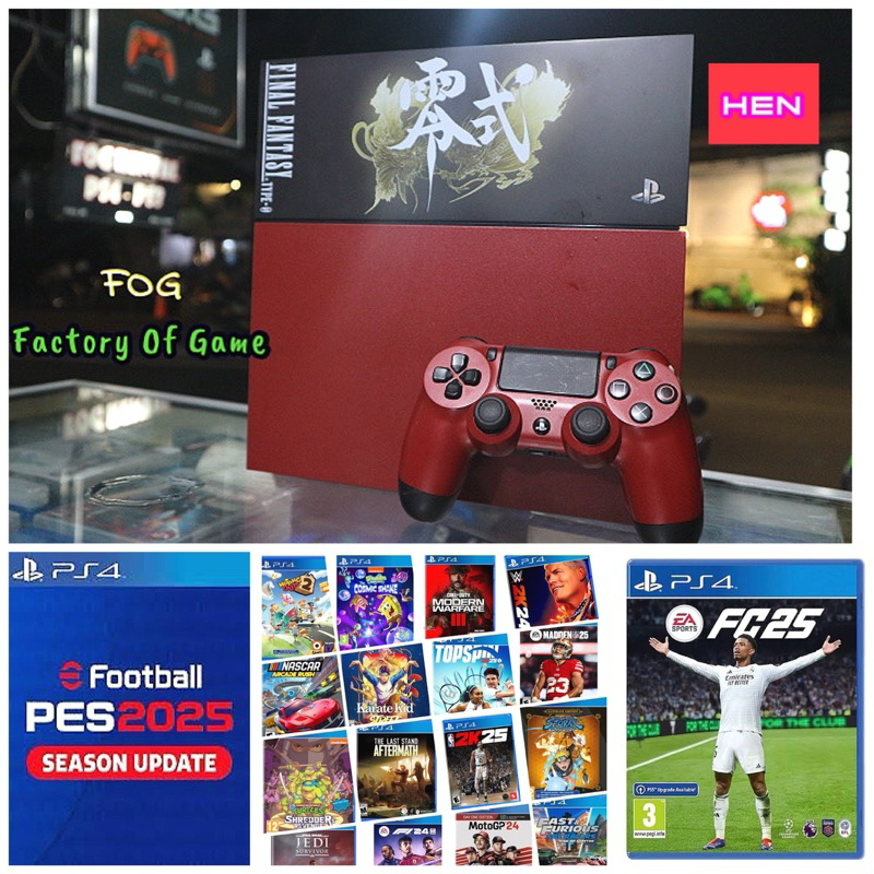 Jual PS4 Fat 500 giga FF Final Fantasy edition CFW hen | Shopee Indonesia