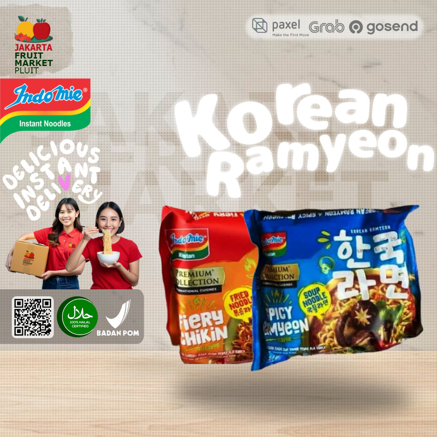 Jual INDOMIE PREMIUM COLLECTION KOREA RAMYEON | Shopee Indonesia