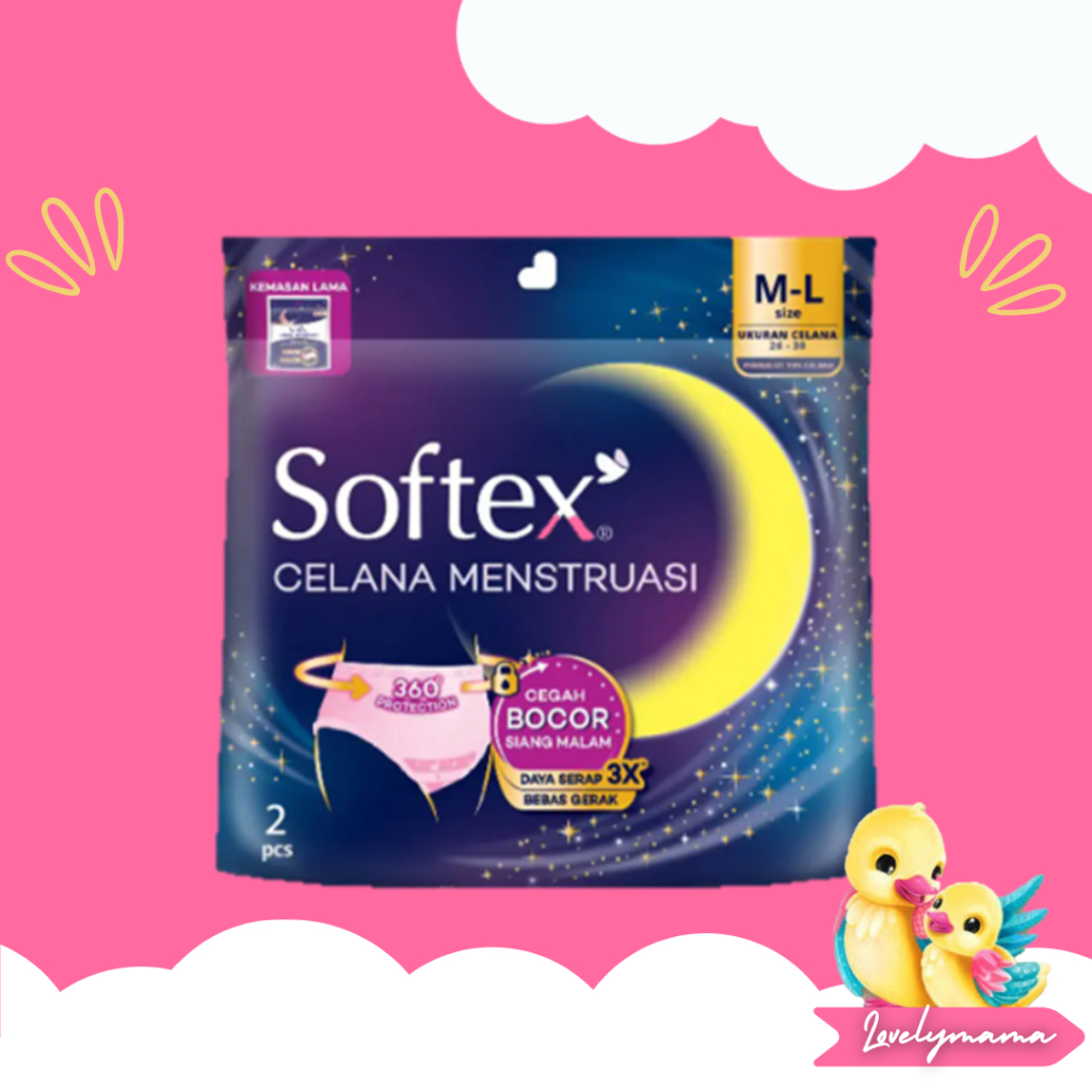Jual Softex Celana Menstruasi Pembalut 2 pcs tidak bocor mens datang bulan aman 2s | Shopee ...