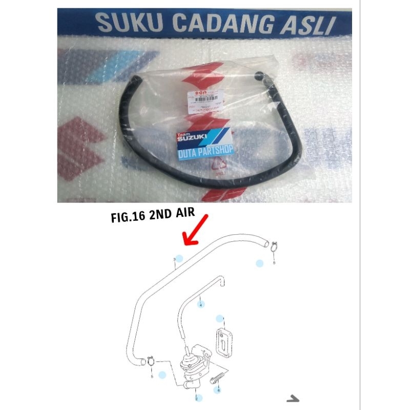 Jual selang pair besar skywave original Suzuki Genuine Part SGP asli ...