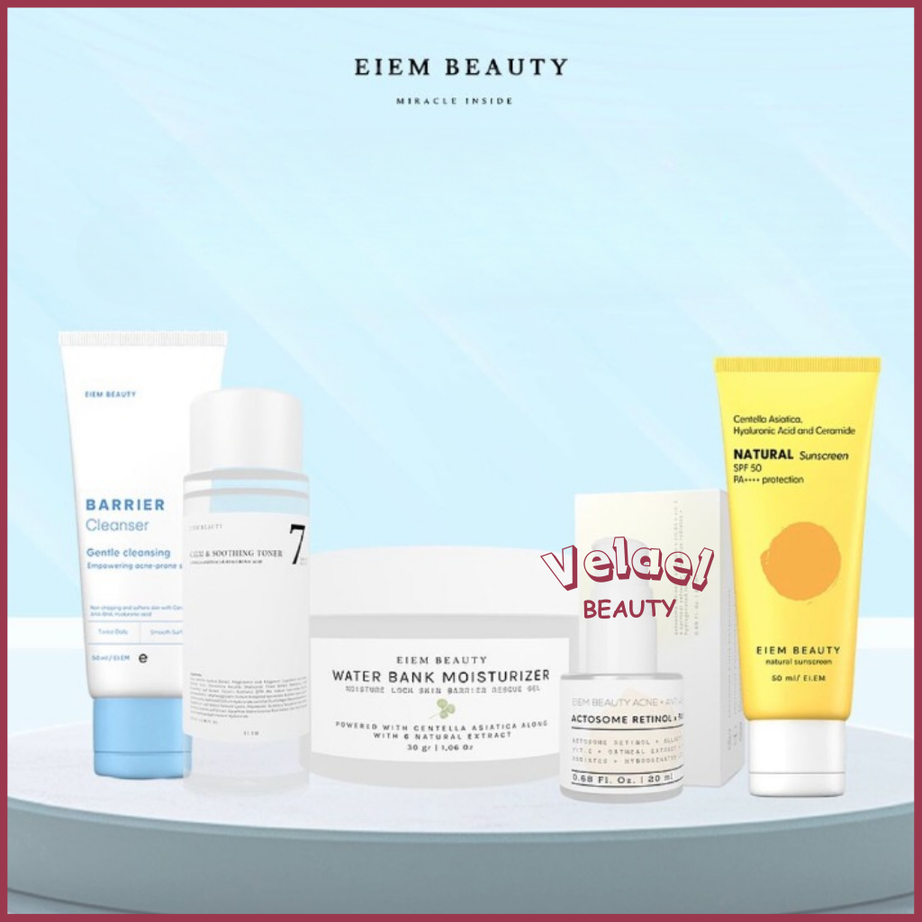 Jual EIEM BEAUTY Water Bank Moisture Gel Toner And Serum Acne ...