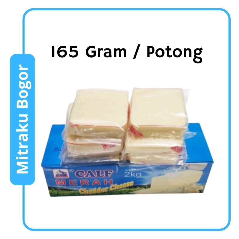 Jual Keju Calf Merah Cheddar / 165 Gram | Shopee Indonesia