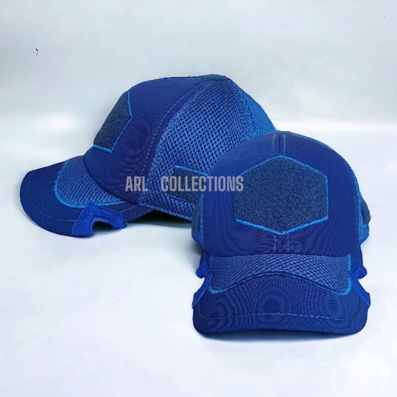 Jual topi tactical coak biru polos combinasi cotton origin baseball ...