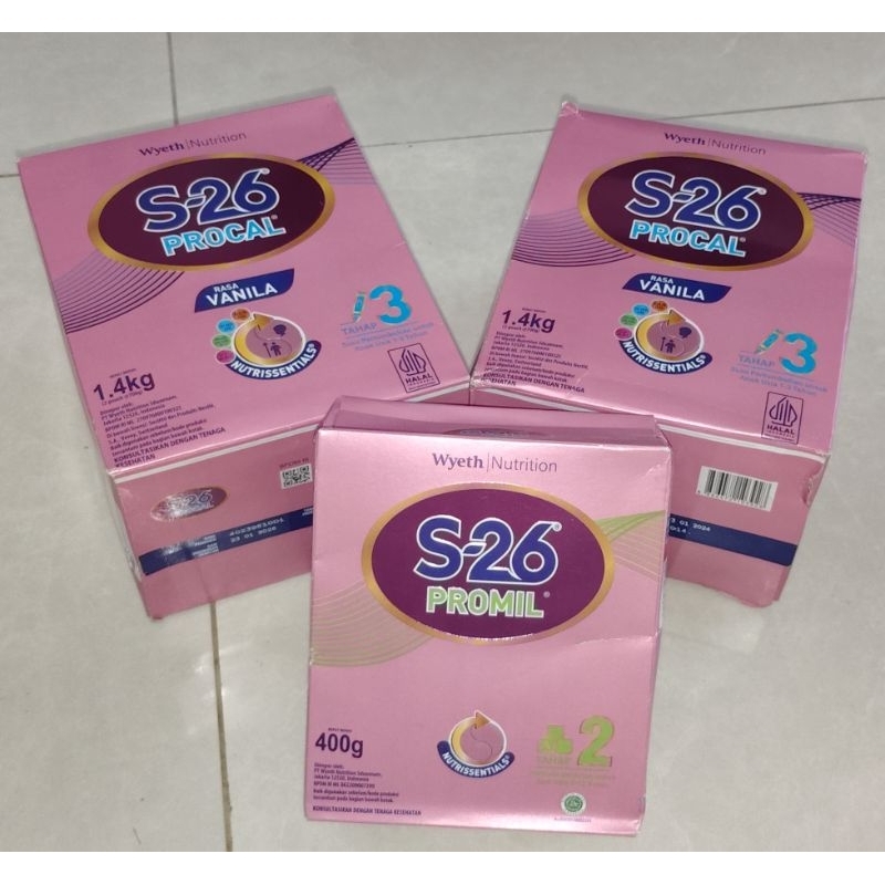 Jual S26 Procal 3 rasa vanila 1,4kg | Shopee Indonesia