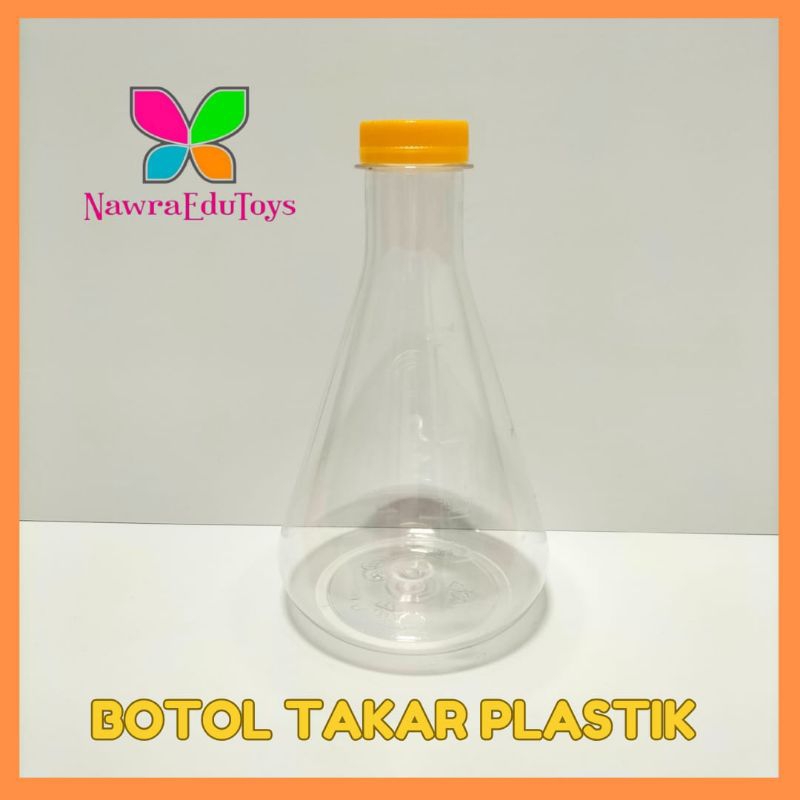 Jual BOTOL plastik 330 ml / botol takar / botol lab | Shopee Indonesia