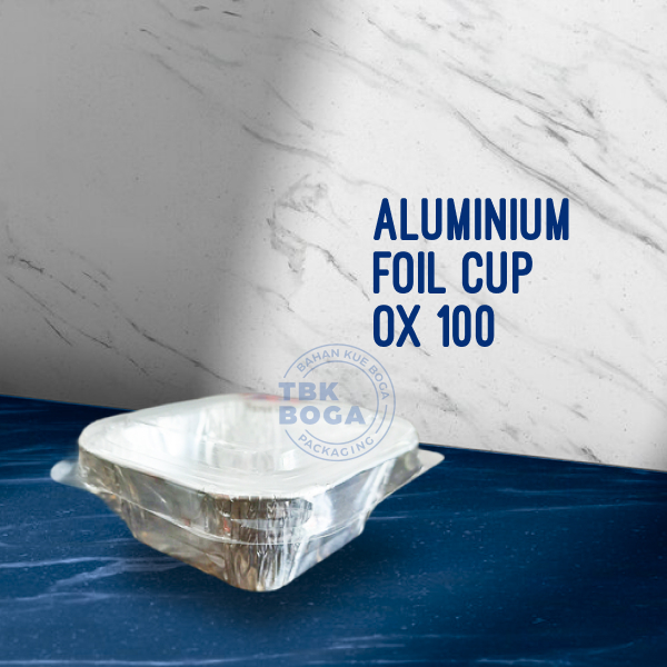 Jual Aluminium Foil Cup OX 100 ( 110 ml / 10 pcs ) Wadah Alum | Shopee Indonesia