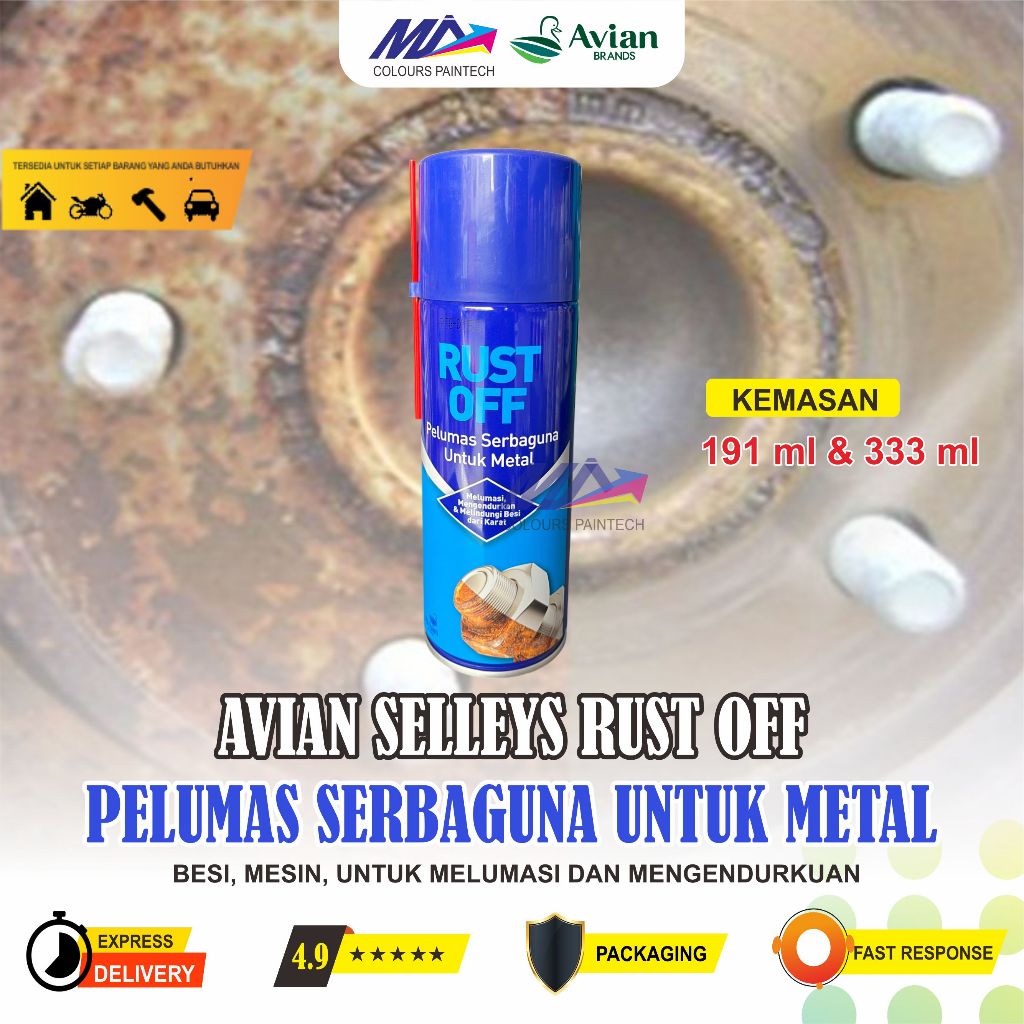 Jual AVIAN SELLEYS RUST OFF PELUMAS ANTI KARAT PEMBERSIH KARAT METAL ...