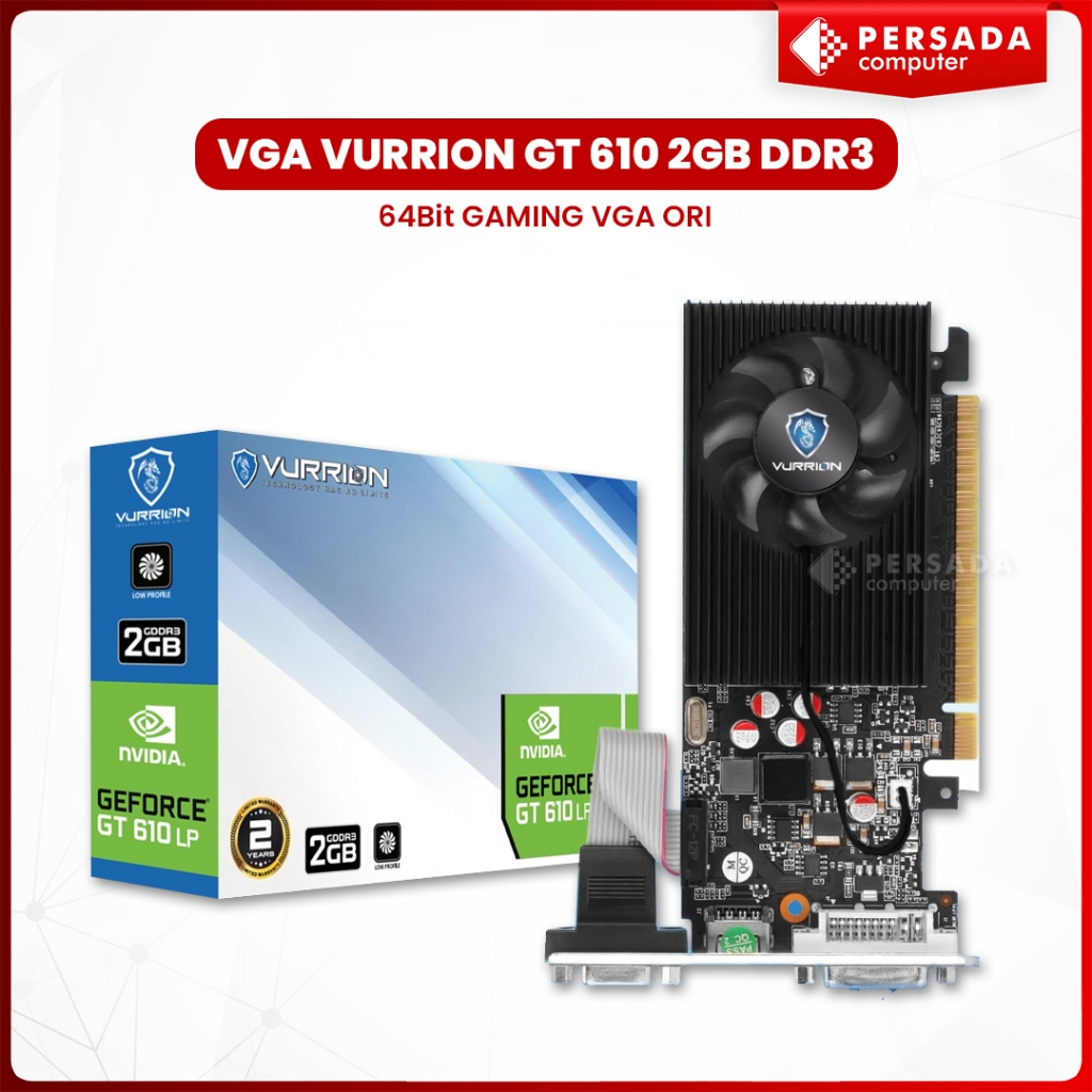 Jual Vga Vurrion Gt 610 2gb Ddr3 64bit Gaming Vga Ori Shopee Indonesia