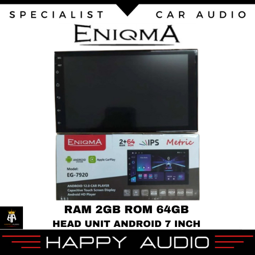Jual HEAD UNIT ANDROID 7 INCH ENIQMA EG-7920 RAM 2/64GB ENIGMA 7 Inch ...