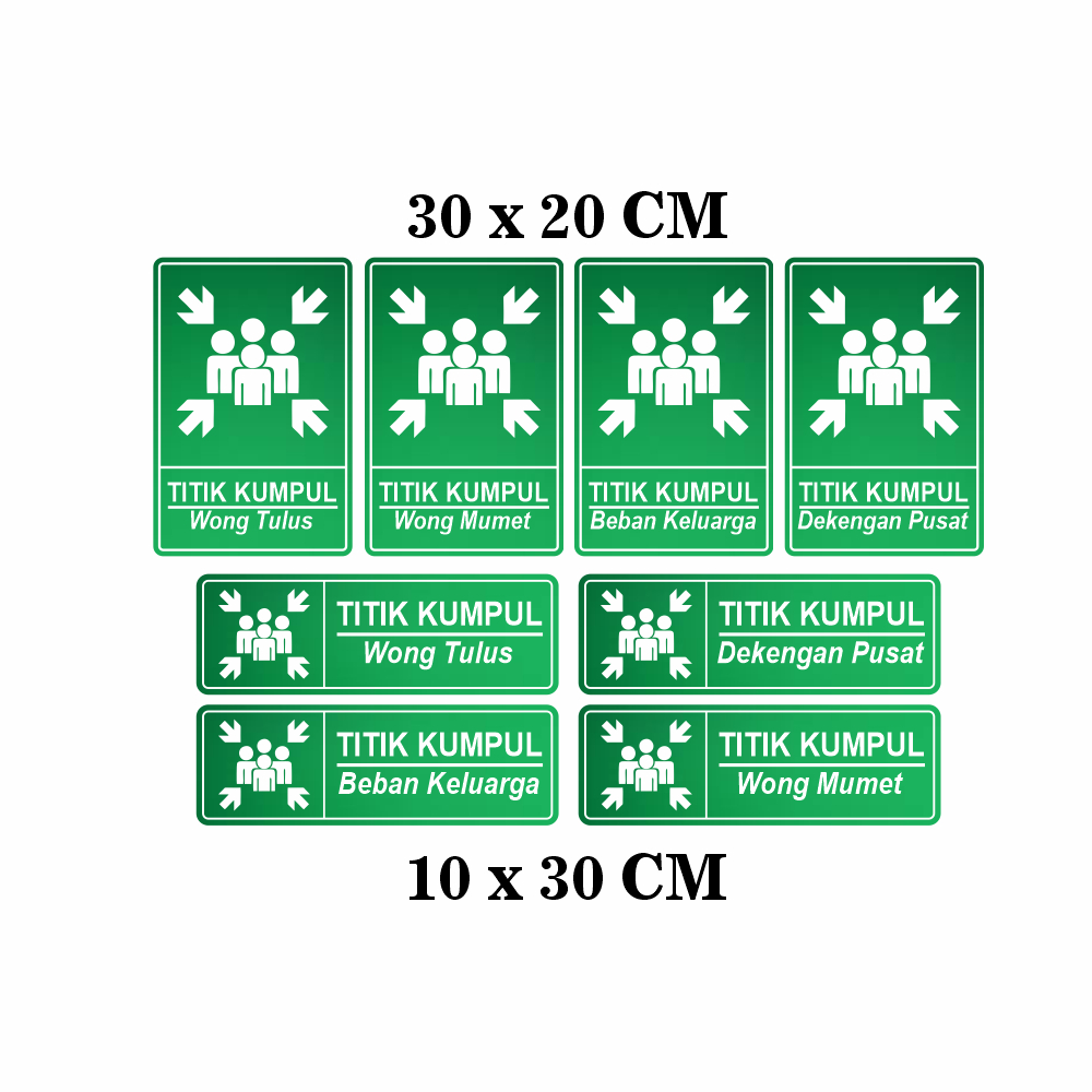 Jual KARIMIKA Sign Board Akrilik Papan Tanda Wong Tulus Wong Mumet ...