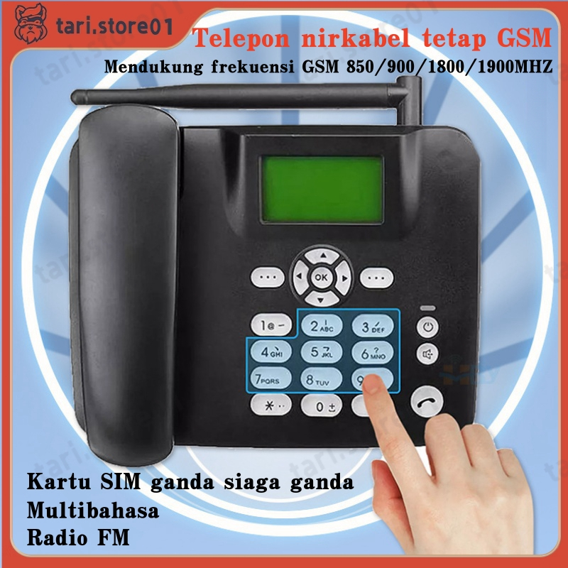 Jual 100%ORI⭐Ready & Garansi⭐FWP GSM EZITEL ETS F316 TELEPHONE RUMAH ...