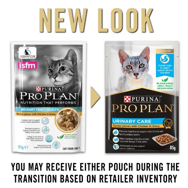 Jual Pro Plan Adult Urinary Tract Health Chicken in Gravy Pouch 85 gr ...