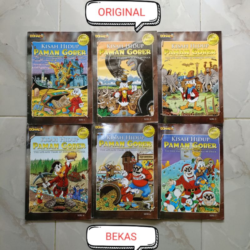 Jual ORIGINAL PRELOVED BUKU KOMIK KISAH HIDUP PAMAN GOBER THE LIFE AND ...