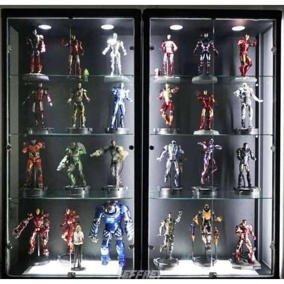 Jual Paket Lengkap Lemari Rak Pajang Display Hot Toys Action Figure ...