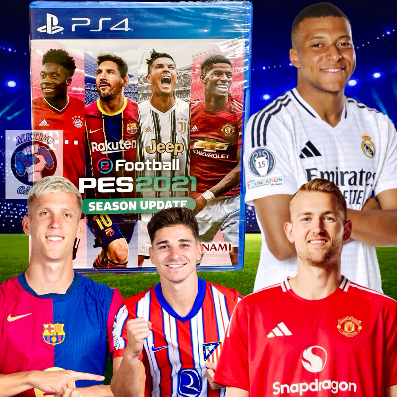Jual Kaset Pes 2021 Ps4 Pro Evolution Soccer Efootball 2021 Bisa Update Terbaru Playstation PS 4 ...