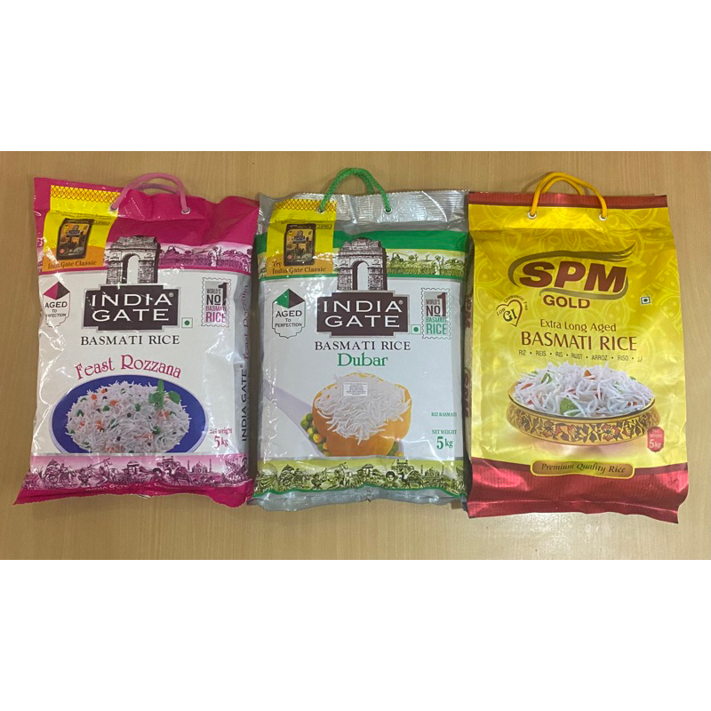Jual India Gate Dubar / Rozzana Basmati Rice (Beras Biryani) (5kg ...