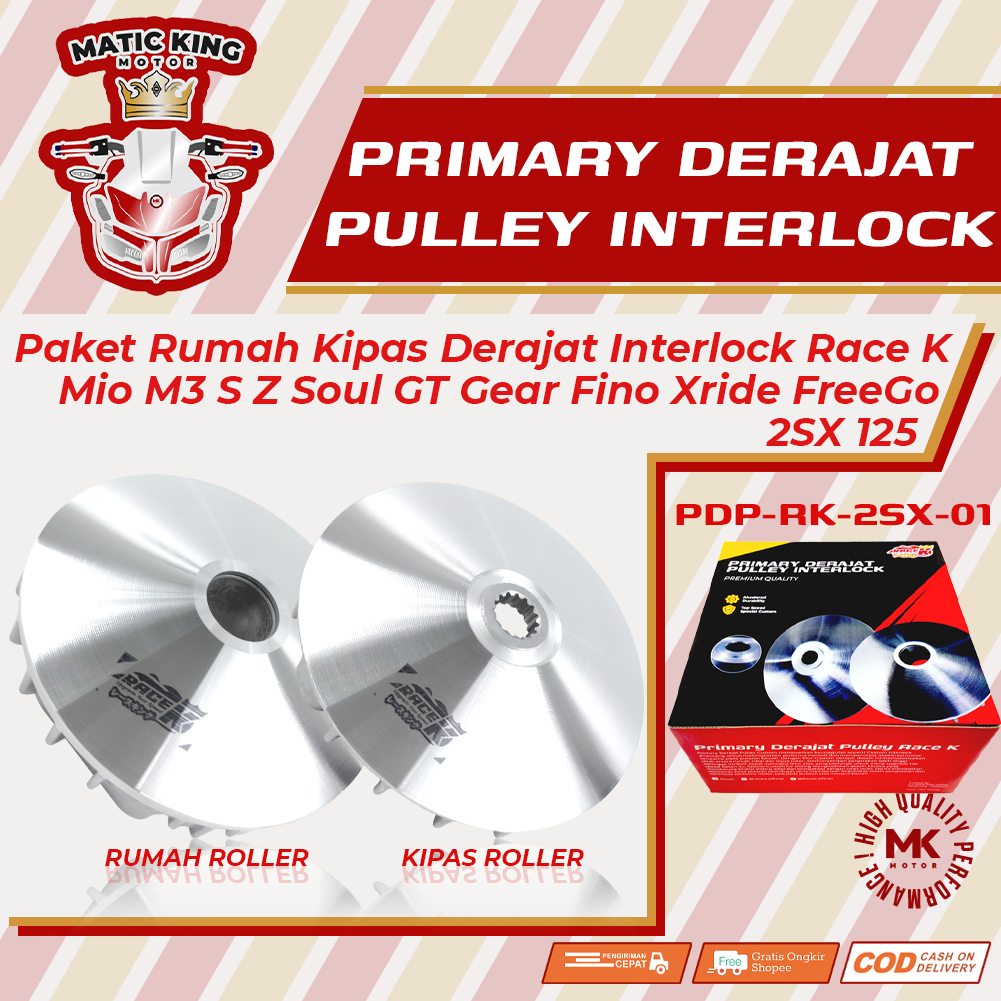 Jual Rumah Roller Pulley Bubut Custom 13,8 13,5 14 Mio M3 S Z Gear Soul GT Xride Fino FreeGo ...