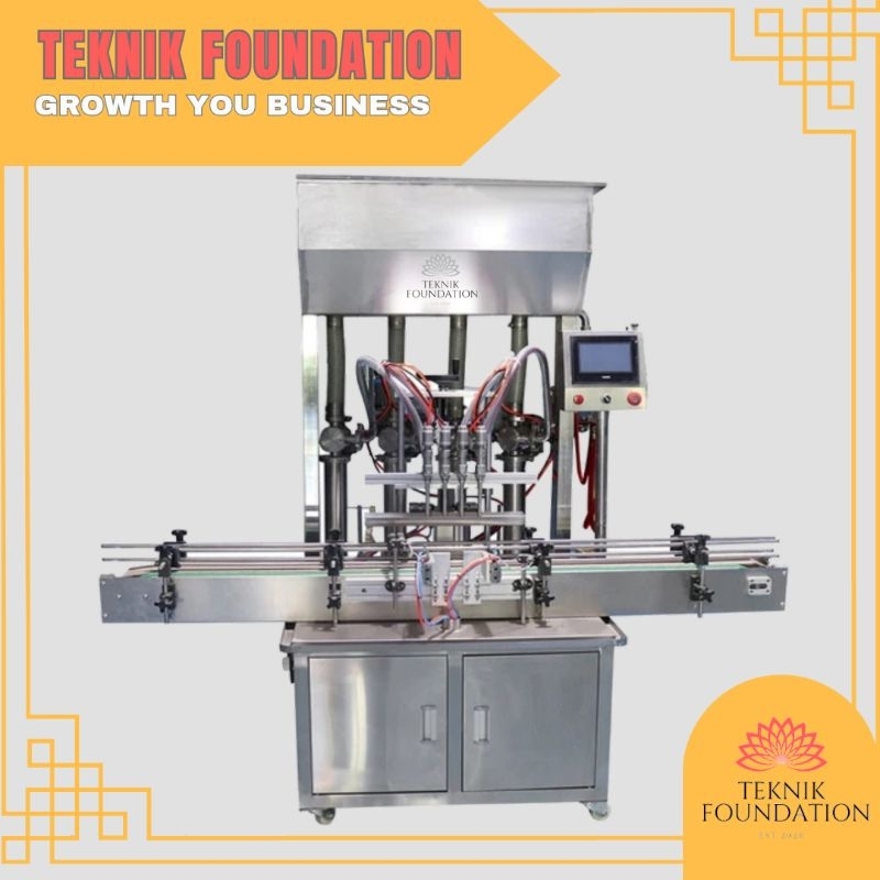 Jual Mesin Filling Botol Otomatis 6 Nozzle | Pengisian Botol Kemasan ~ Booking Fee | Shopee ...