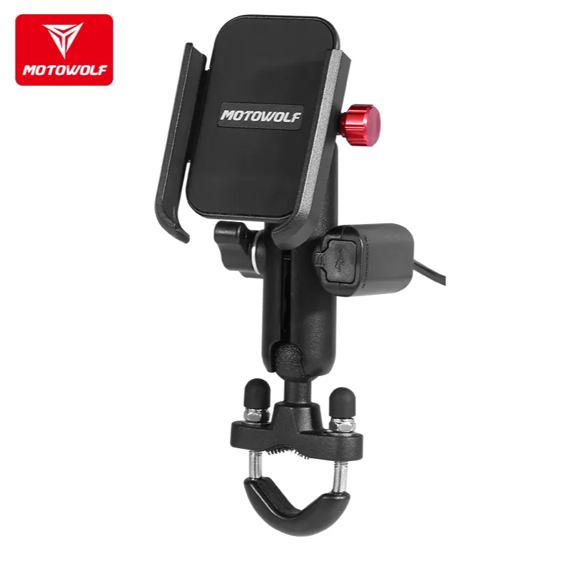 Jual Motowolf MDL 2821 V3 360 Almunium Mobile Phone Holder Dudukan HP Handle Bar Spion Motor ...