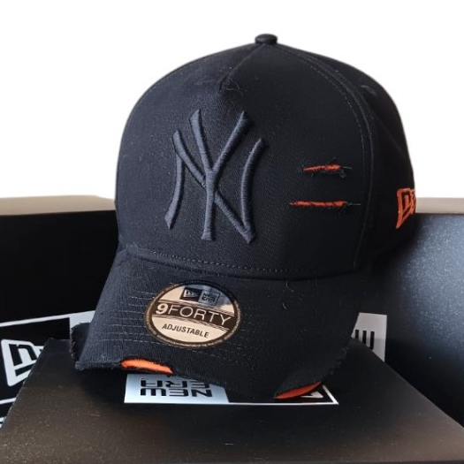 Jual topi NY sobek pria dan wanita import | Shopee Indonesia