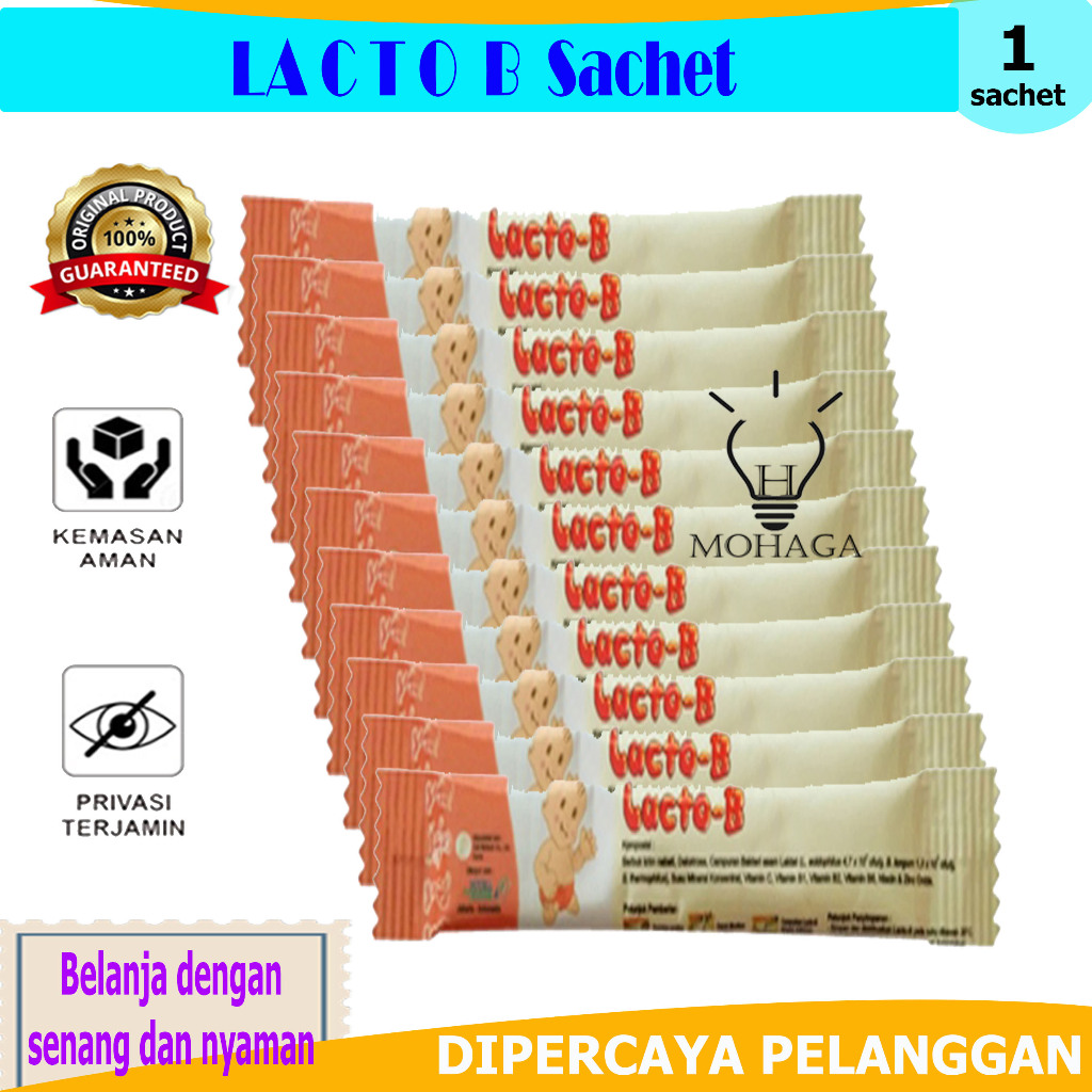 Jual LACTO B Sachet ( Probiotik Bayi dan Anak Anak ) | Shopee Indonesia