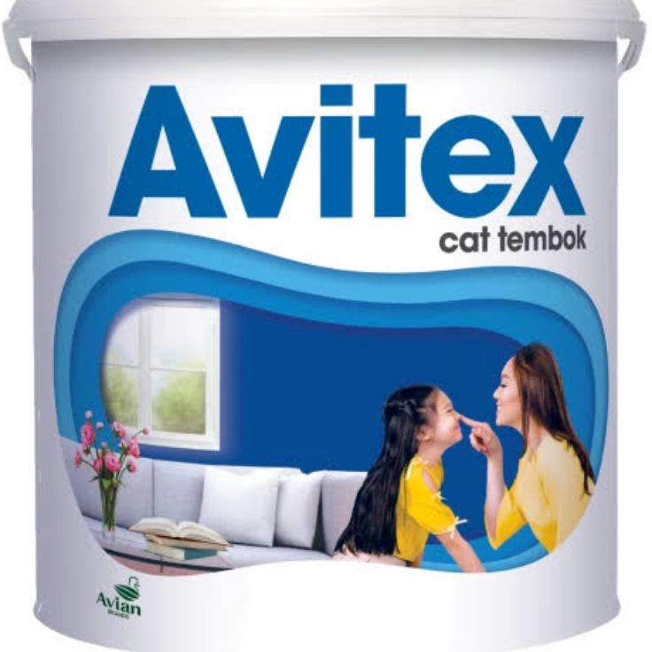 Jual Paket Terbaik Cat AVITEX 1kg Cat Tembok dan Plafon Gypsum AVITEX 1 ...