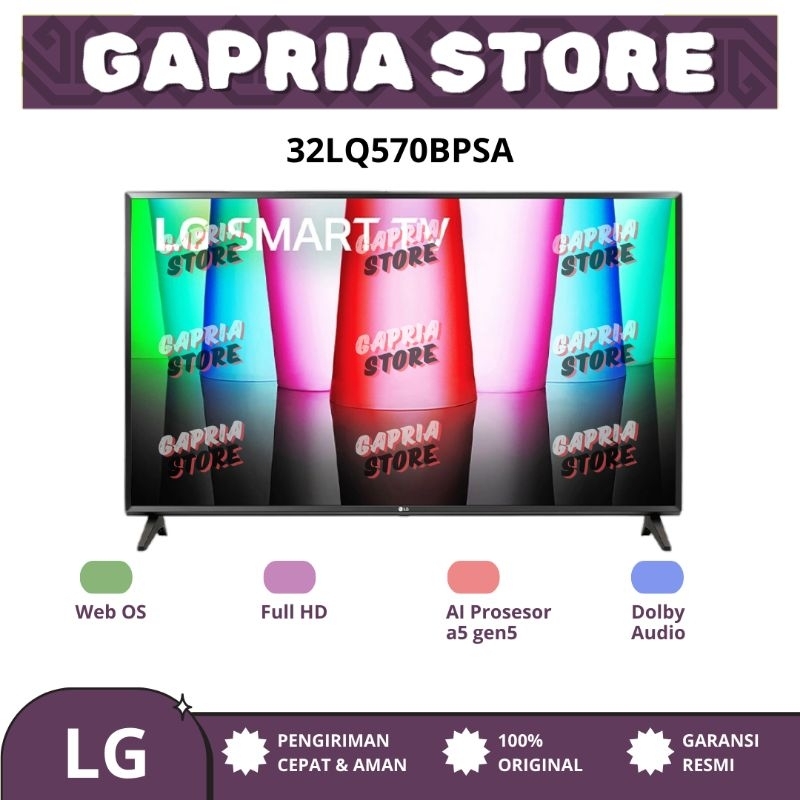 Jual LG 32 Inch Smart TV 32LQ570BPSA LED TV Digital Garansi Resmi ...