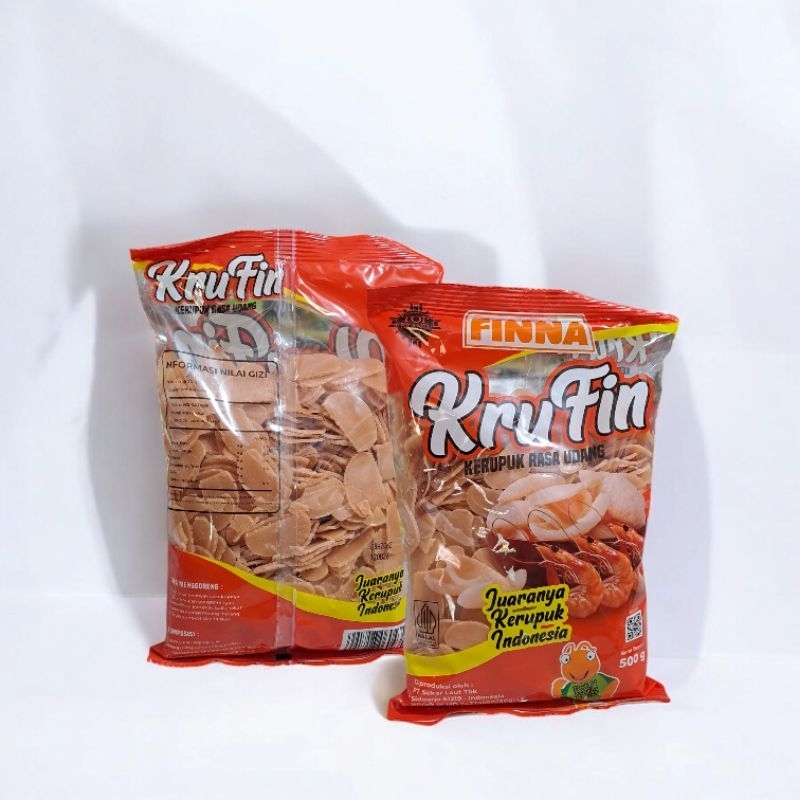 Jual FINNA KERUPUK RASA UDANG KRUFIN 500GR | Shopee Indonesia