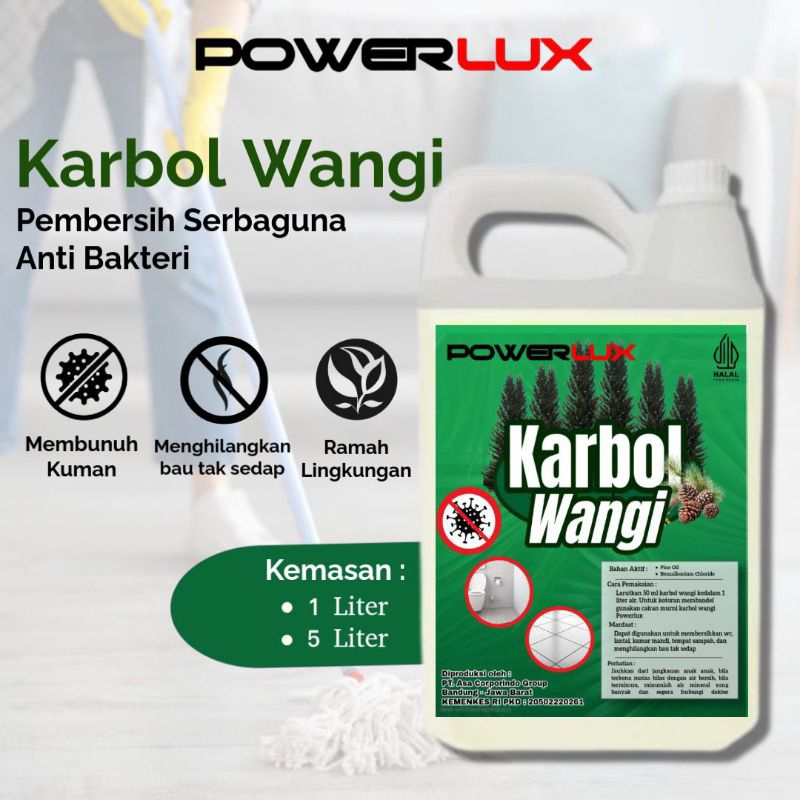 Jual Karbol Pinus Standar 5 Liter - Karbol Pinus Literan - Karbol Wangi ...