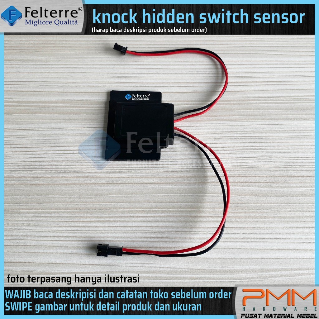 Jual knock hidden switch sensor FELTERRE | saklar sentuh ketuk ...