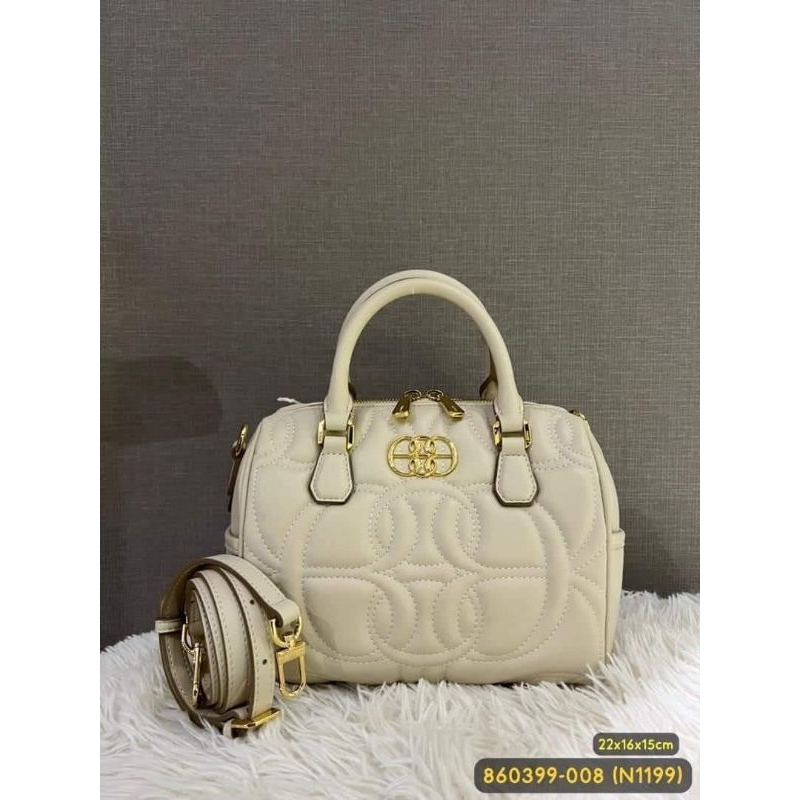 Jual tas bonia original speedy s full leather logo la luna | Shopee ...