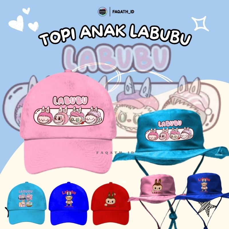 Jual topi anak labubu hat kids - topi labubu anak laki laki perempuan ...
