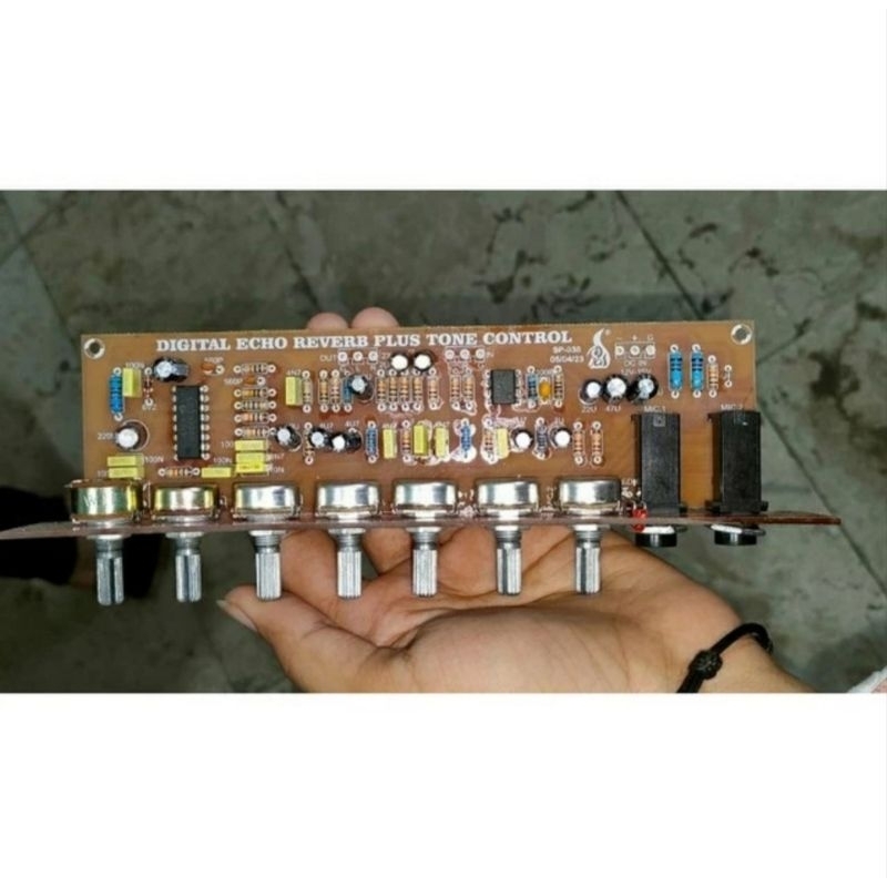 Jual Kit Digital Echo Reverb Plus Tone Control SP-038 | Shopee Indonesia