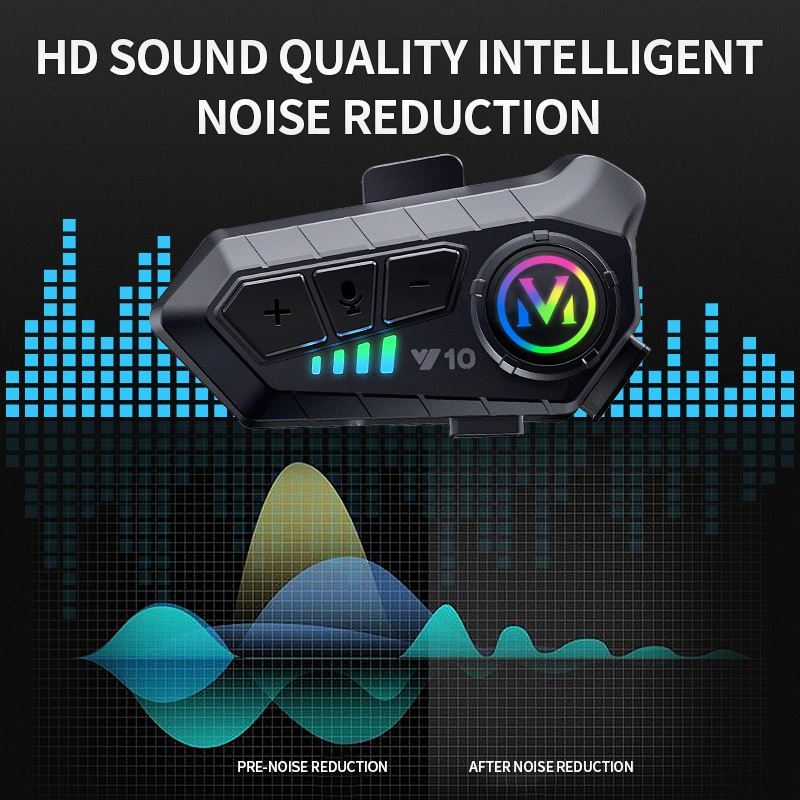 Jual Intercom Y102X Headset Bluetooth Helm Motor Hands Free Call Kit ...