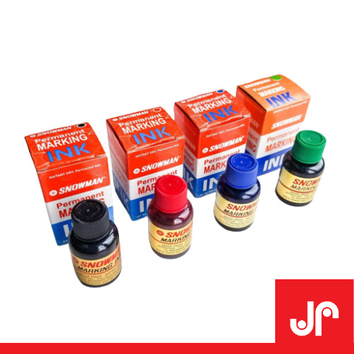 Jual SNOWMAN PERMANENT MARKING INK / ISI ULANG TINTA SPIDOL PERMANENT ...