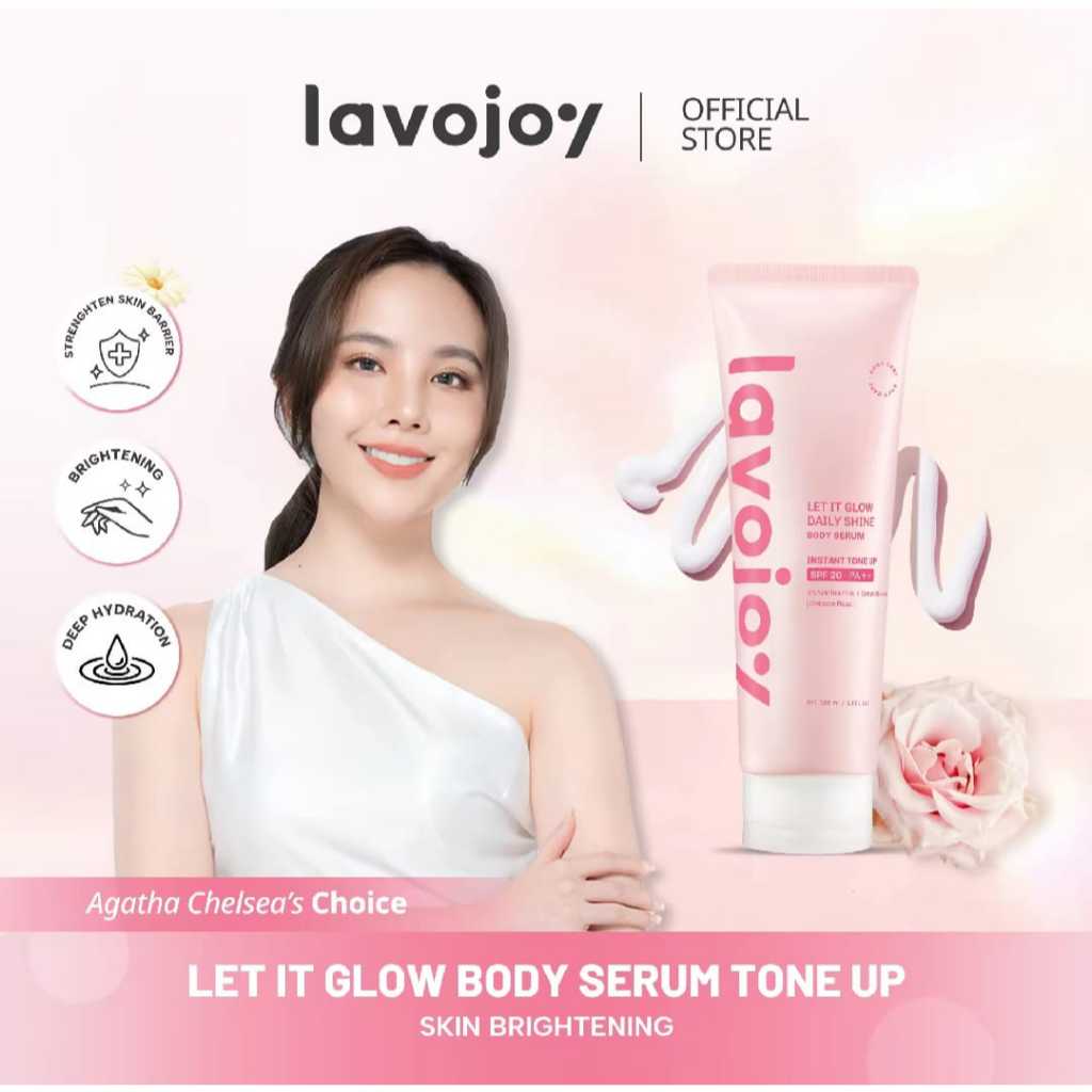 Jual LVJ Lavojoy Let It Glow Daily Shine Body Serum Instant Tone Up SPF ...