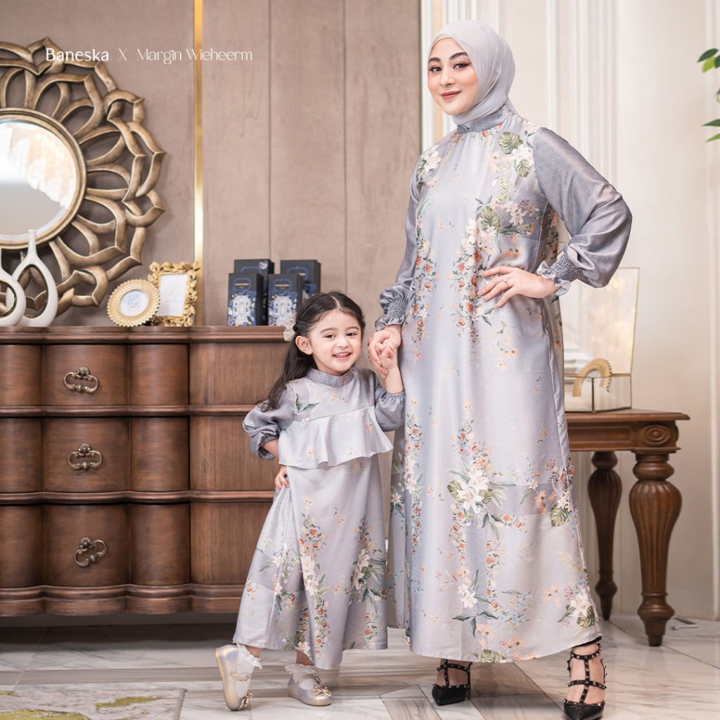 Jual Baneska X Margin Wieheerm - Sarimbit Collection Gamis Aracelli Series | Shopee Indonesia