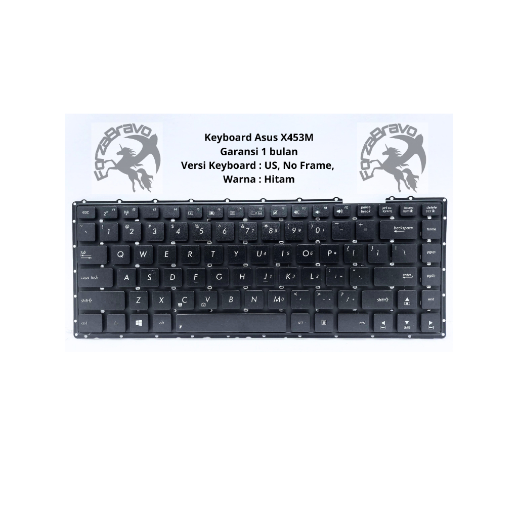 Jual Keyboard Laptop ASUS X453 X453M X453MA X453S - Garansi 1 bulan ...
