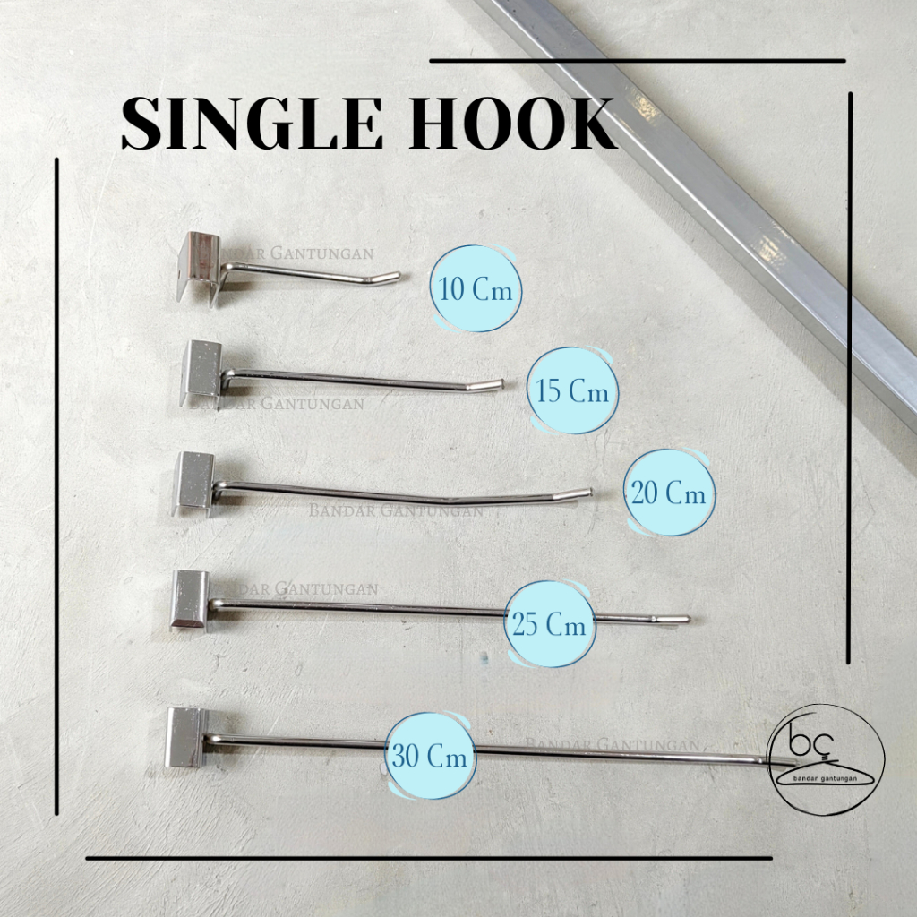 Jual Cantolan Shook Pipa Kotak/Single Hook/Cantelan Untuk Pipa Kotak ...