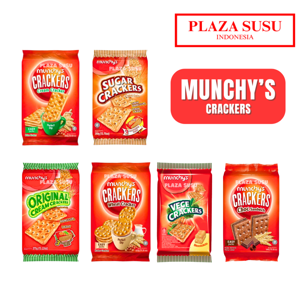 Jual BISCUIT CRACKER MUNCHY'S CREAM MUNCHYS ORIGINAL CHOCOLATE SANDWICH ...