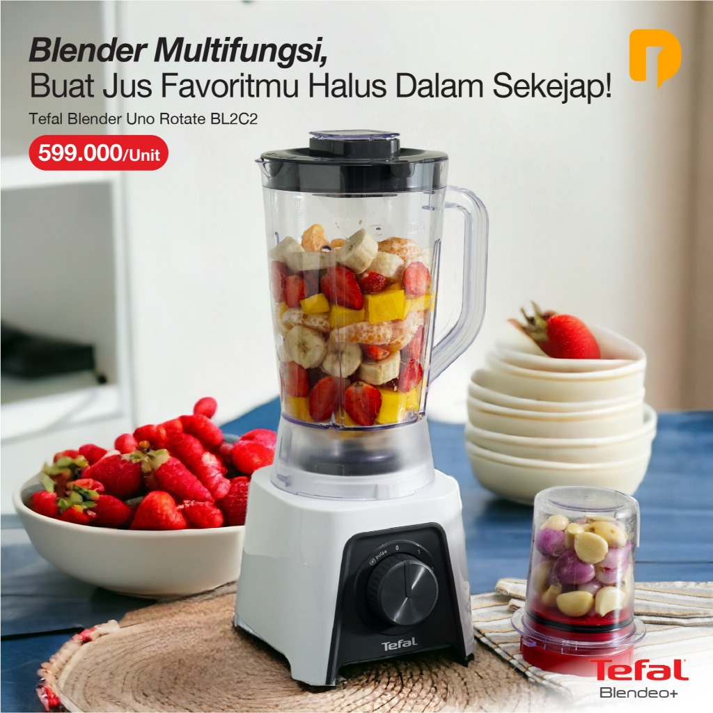 Jual Tefal Blender Uno Rotate BL2C2 | Shopee Indonesia