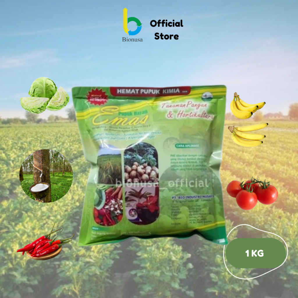 Jual Pupuk Hayati "EMAS" (PHE) Pupuk Hayati NPK Organik untuk Tanaman ...