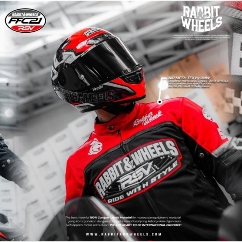 Jual Jaket Motor Rabbit And Wheels X RSV Helmet Jaket Touring Motor ...