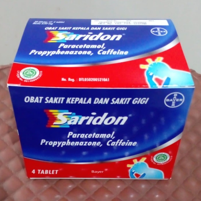 Jual Saridon 𝟏 𝐊𝐎𝐓𝐀𝐊 𝐈𝐒𝐈 𝟏𝟐𝟎 𝐓𝐀𝐁𝐋𝐄𝐓 - Meredakan Demam, Sakit Kepala dan ...