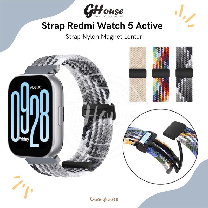 Jual Strap Redmi Watch 5 Active Nylon / Watch 5 Lite Tali Redmi Watch 5 Lite Strap Watch 5 ...
