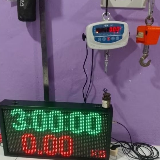Jual Display ekternal untuk timbangan RS232 sonic T18 , A12E bisa untuk ...